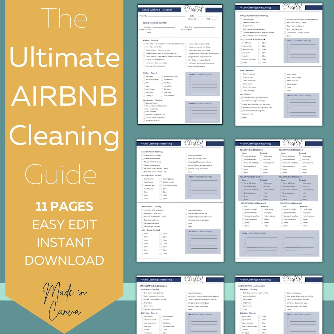 Cleaning & Restocking Template for Commercial Cleaning Services ...