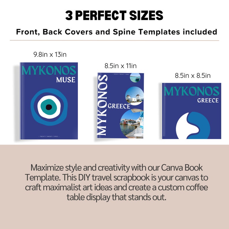 Travel Photobook Canva Template Bundle, Personalize, Coffee Table Book ...