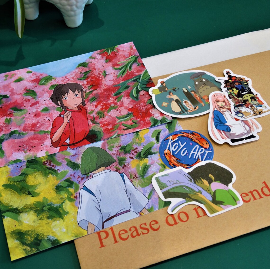 Spirited Away Haku and Chihiro Running - Etsy