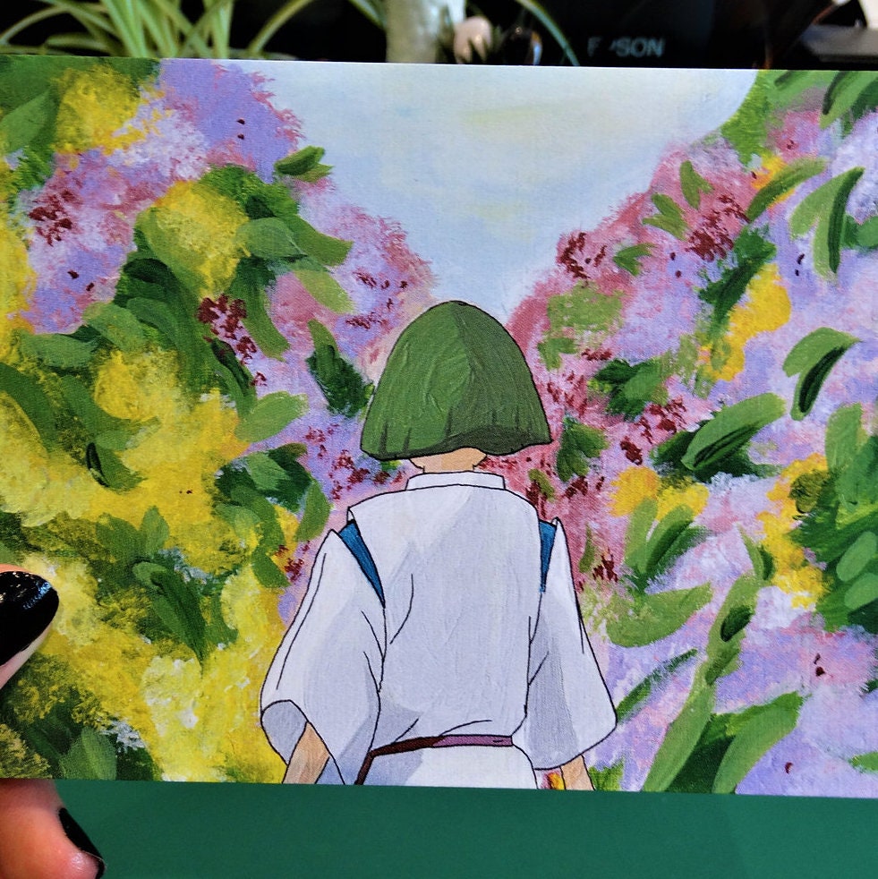 Spirited Away Haku and Chihiro Running - Etsy