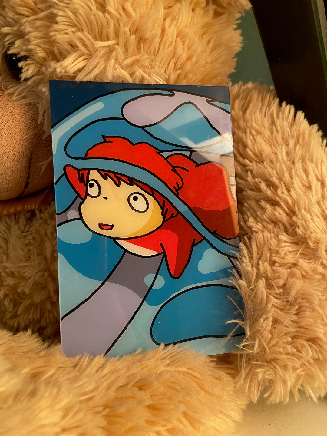Ponyo Glass Painting A6 Ponyo Print - Etsy