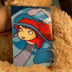 Ponyo Glass Painting A6 Ponyo Print - Etsy