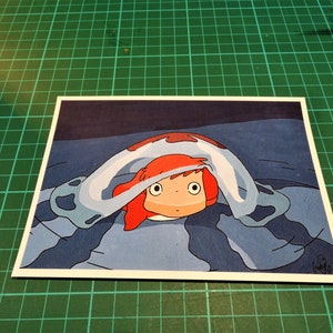 Ponyo Art Print A5, A6 - Etsy