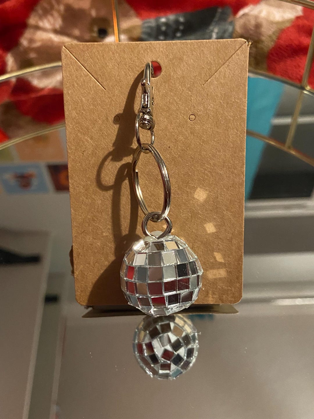 Disco Ball Keyring - Etsy UK