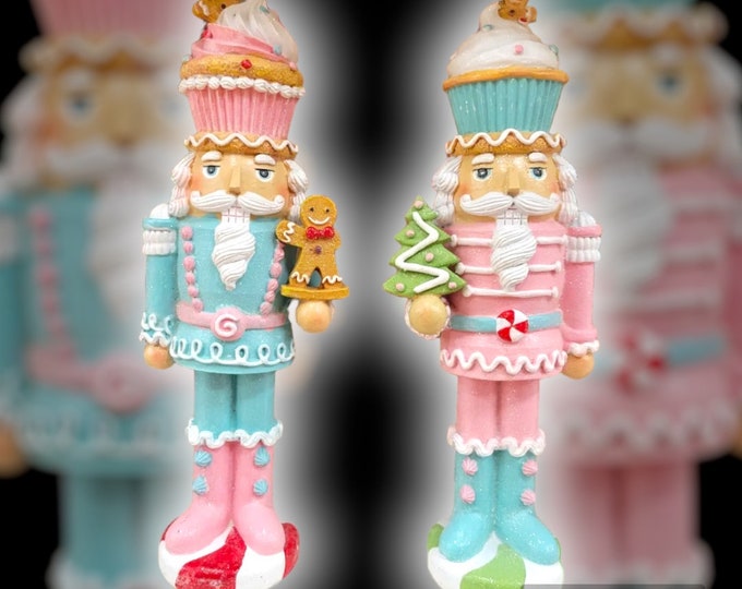 Pastel Cupcake Nutcracker Duo - Etsy