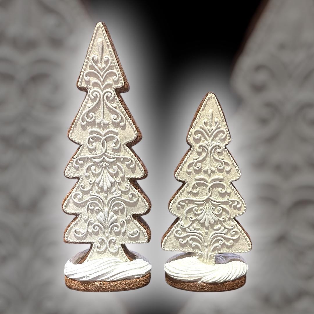 Resin Gingerbread Tree - Etsy