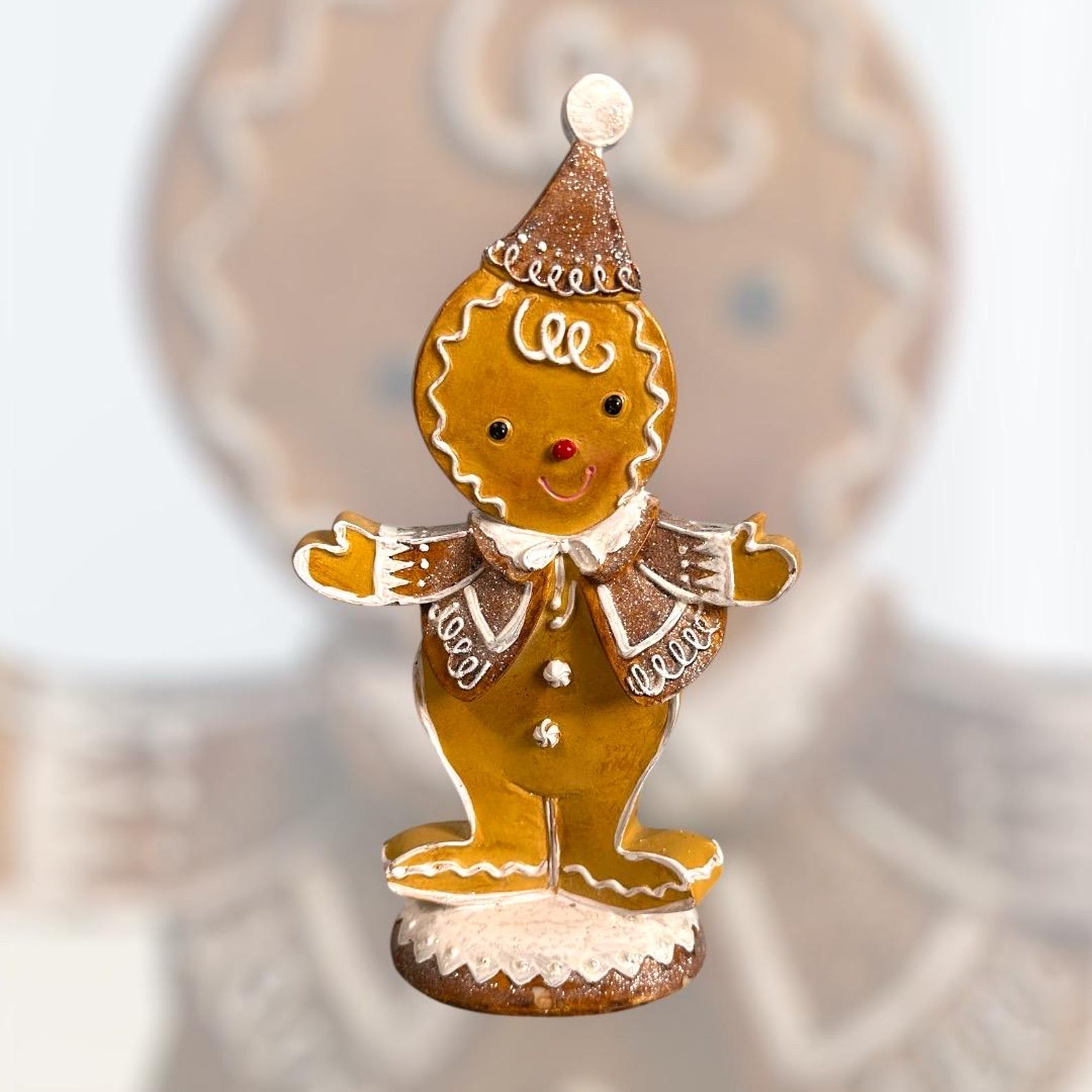 Gingerbread Boy Girl and Castle Rare - Etsy