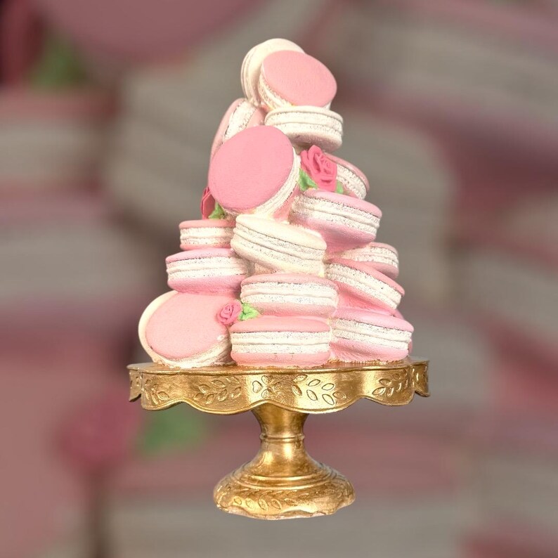 Pink Macaron Tower - Etsy