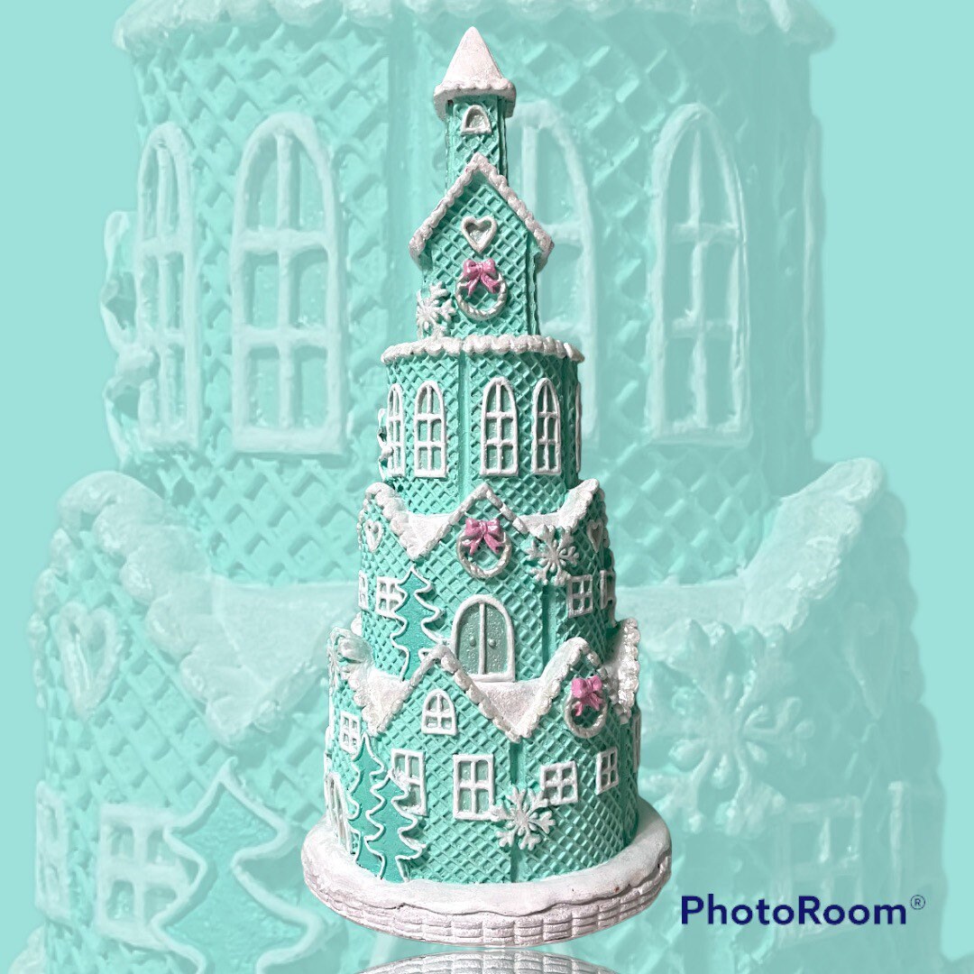 Pastel Gingerbread Castle Tower - Etsy