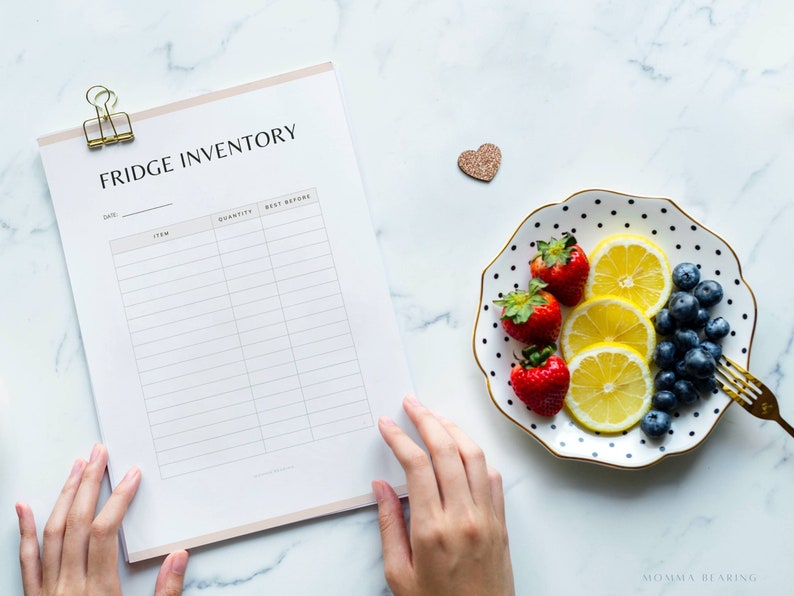 Best Food Inventory System, Printable Pantry, Fridge & Freezer ...