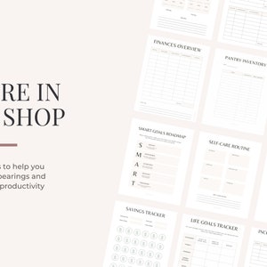 Long-term Goals Tracker, Printable 4 Year Plan, Goal Setting Worksheet ...