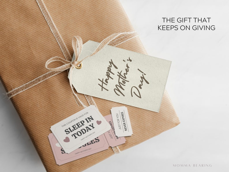 Printable Mother's Day Coupons, Best Gift From Child, Fun Mother's Day ...