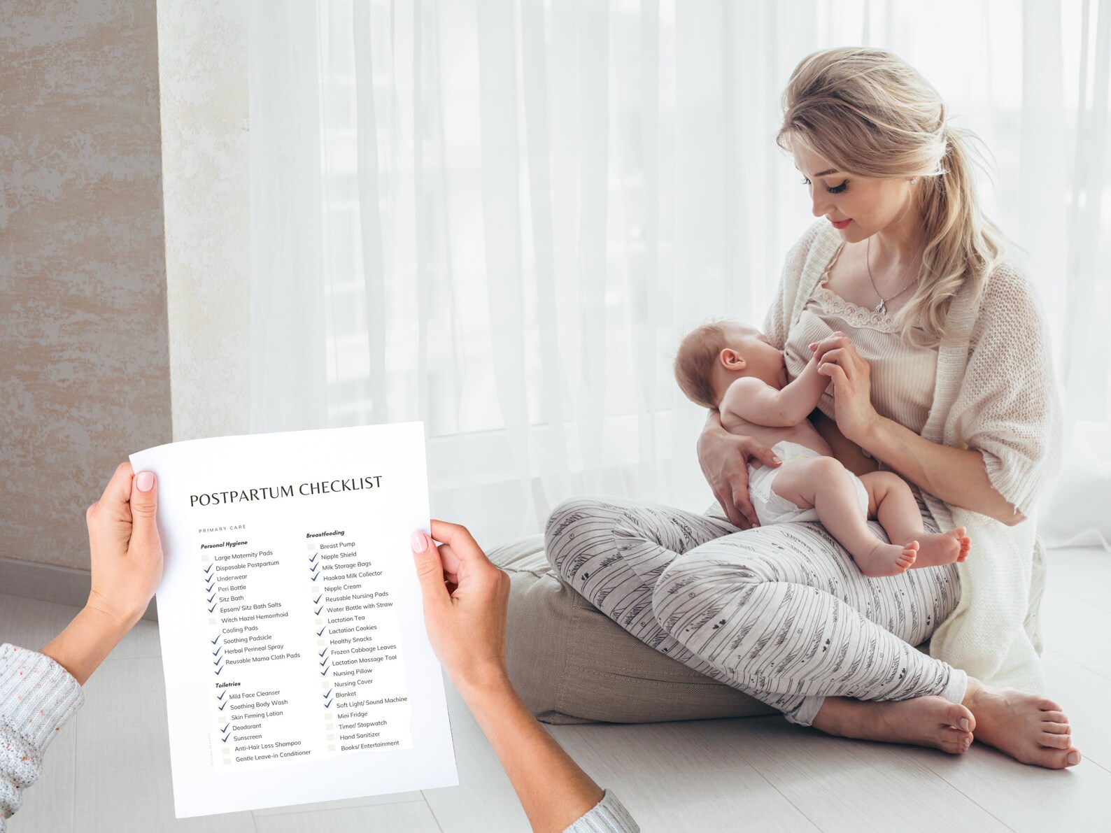 Best New Mom Postpartum Essentials Checklist, Printable Fourth ...