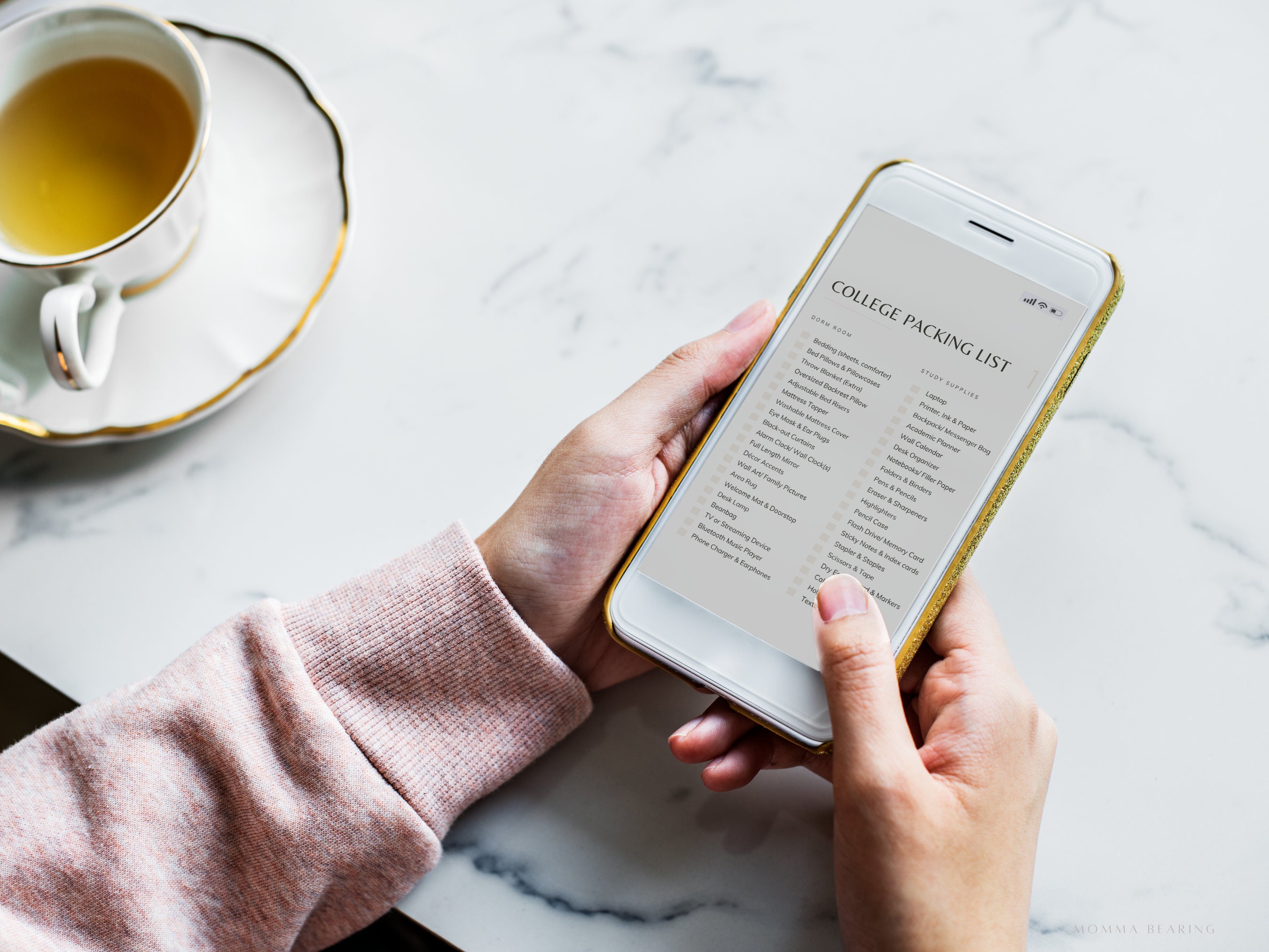 Best Freshman Packing List Printable, College Dorm Room Essentials ...