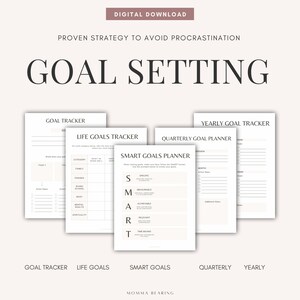 Minimalist Printable Productivity Planner, Productivity Planner Bundle ...