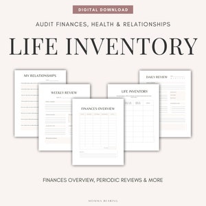 Printable Dream Life Workbook, Vision Board Kit, Self Therapy Worksheet ...