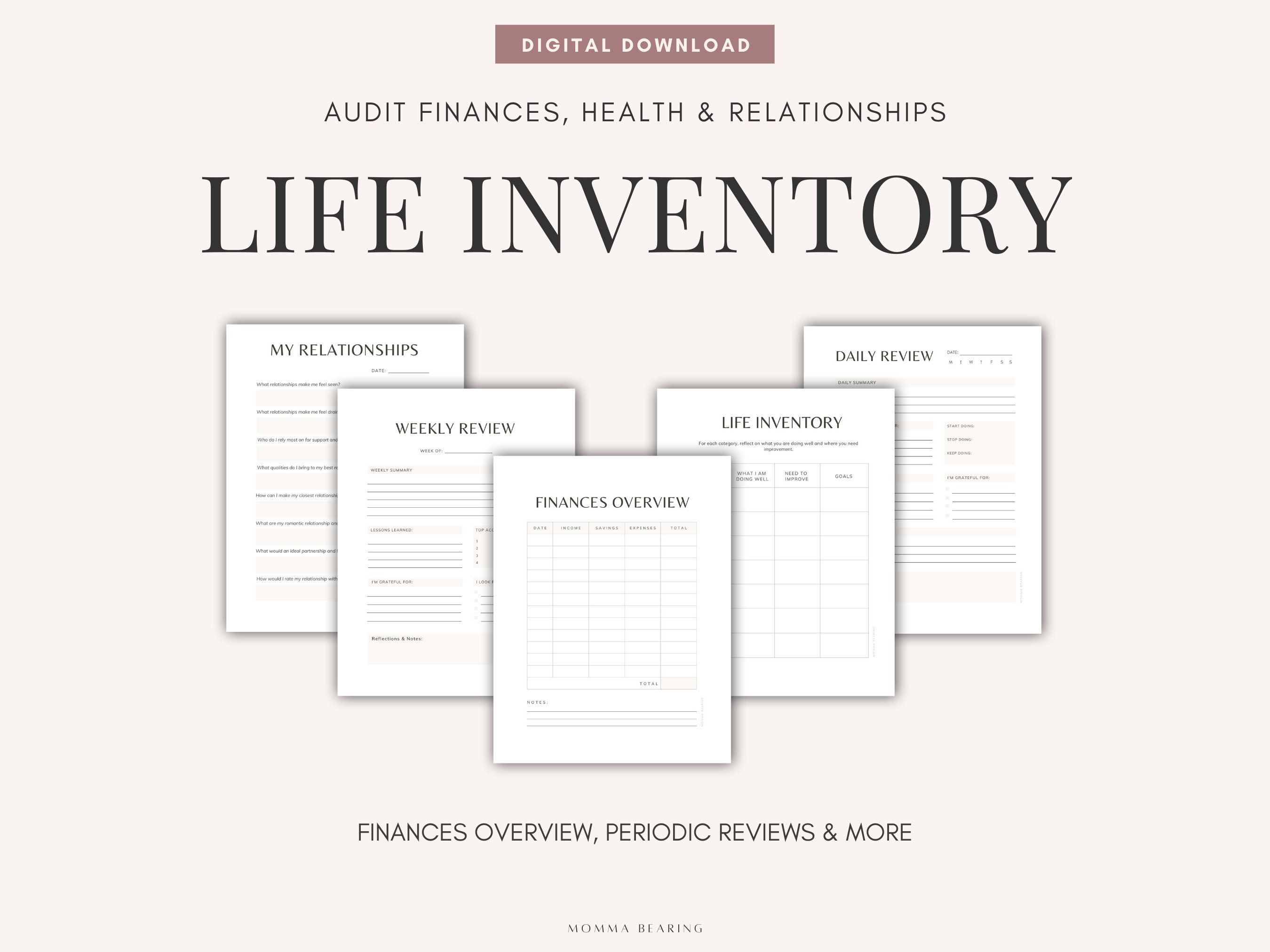 Printable Dream Life Workbook, Vision Board Kit, Self Therapy Worksheet ...