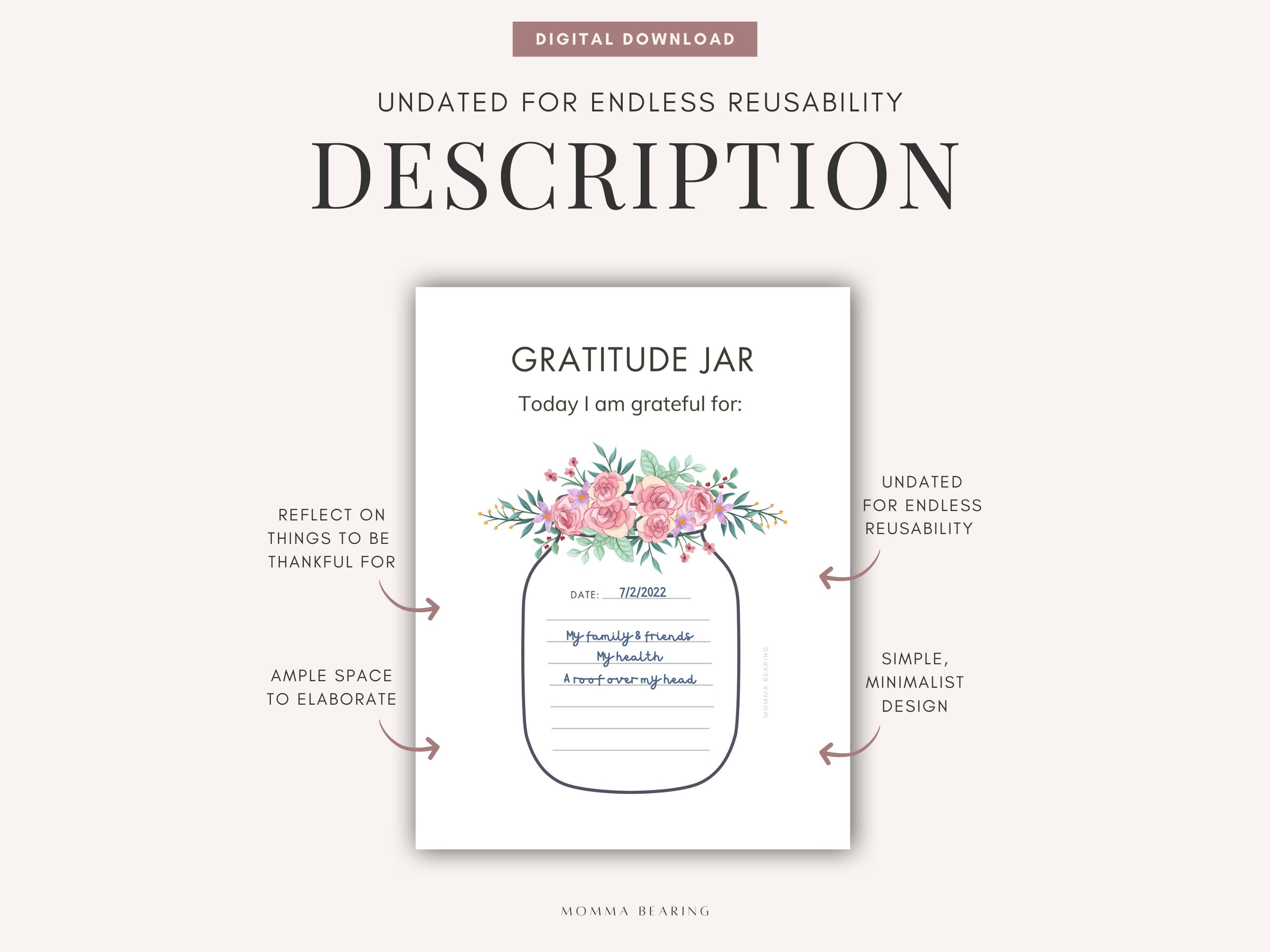 Transformative Printable Gratitude Workbook, Acts of Kindness Worksheet ...