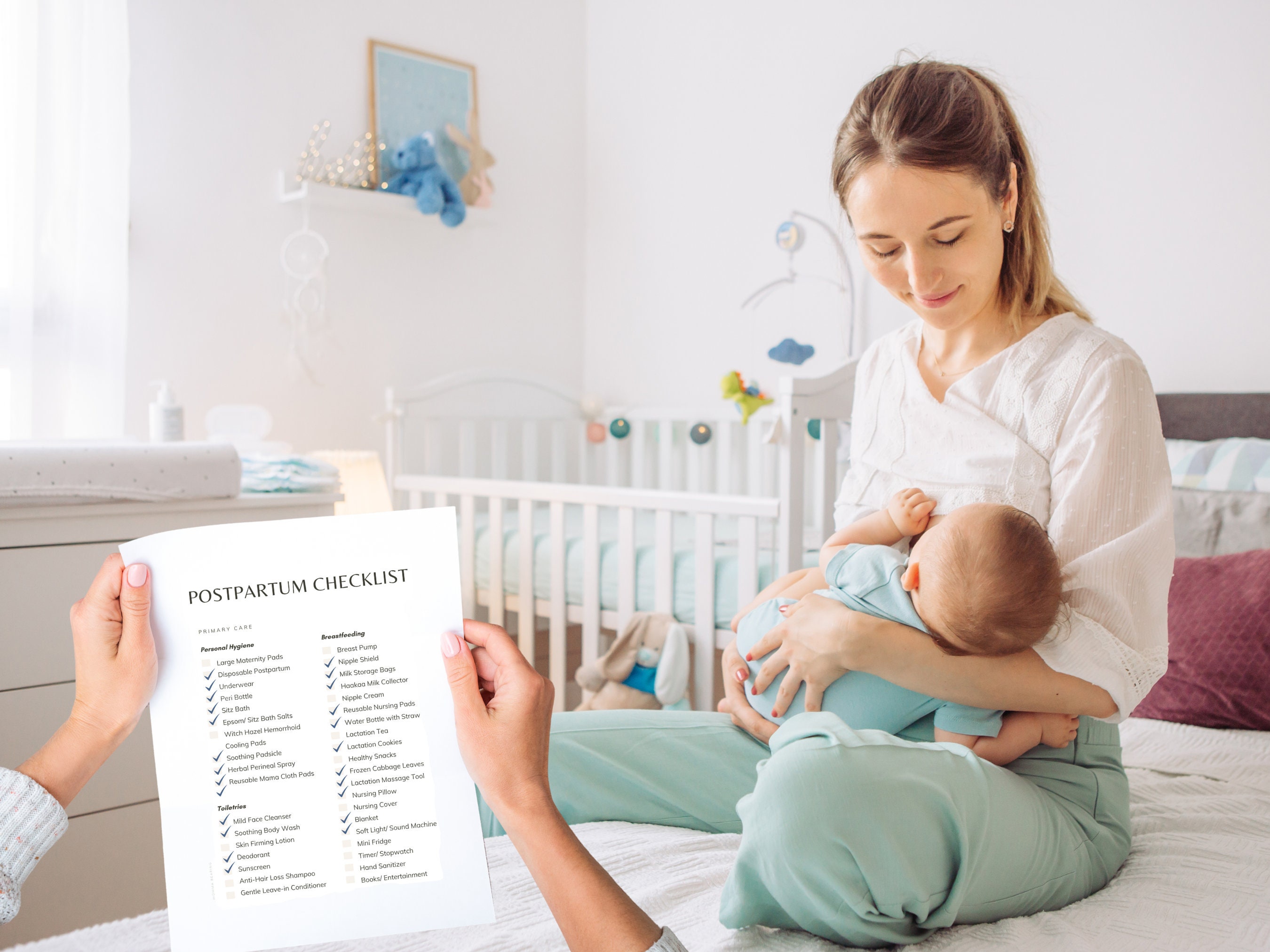 Postpartum Essentials Checklist Printable, Best Postpartum Recovery ...