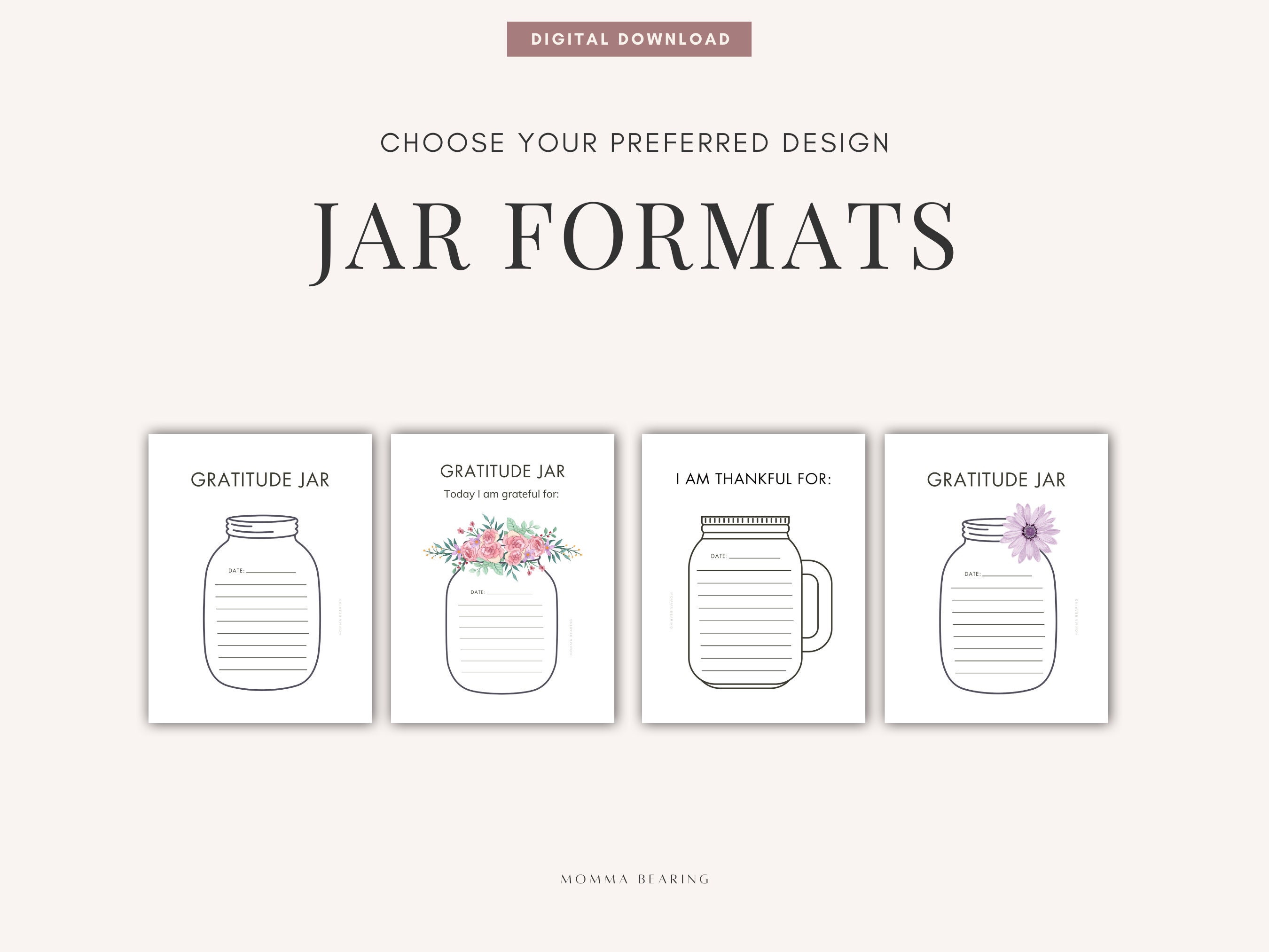Printable Gratitude Worksheet Bundle, Acts of Kindness Log, Small ...