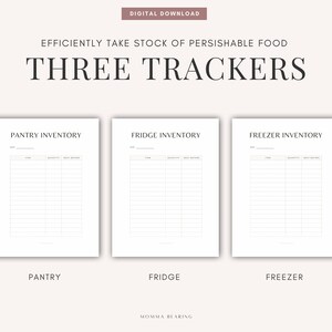 Best Food Inventory System, Printable Pantry, Fridge & Freezer ...