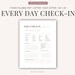 Daily Check-in, Mood Tracker Printable, Undated Mood Log, Wellness ...
