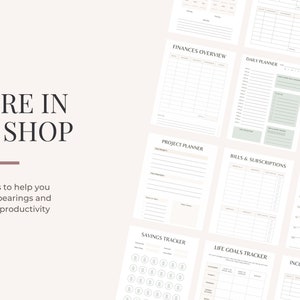 Minimalist Daily Healthy Habit Tracker, Wellness Checklist, Weekly ...