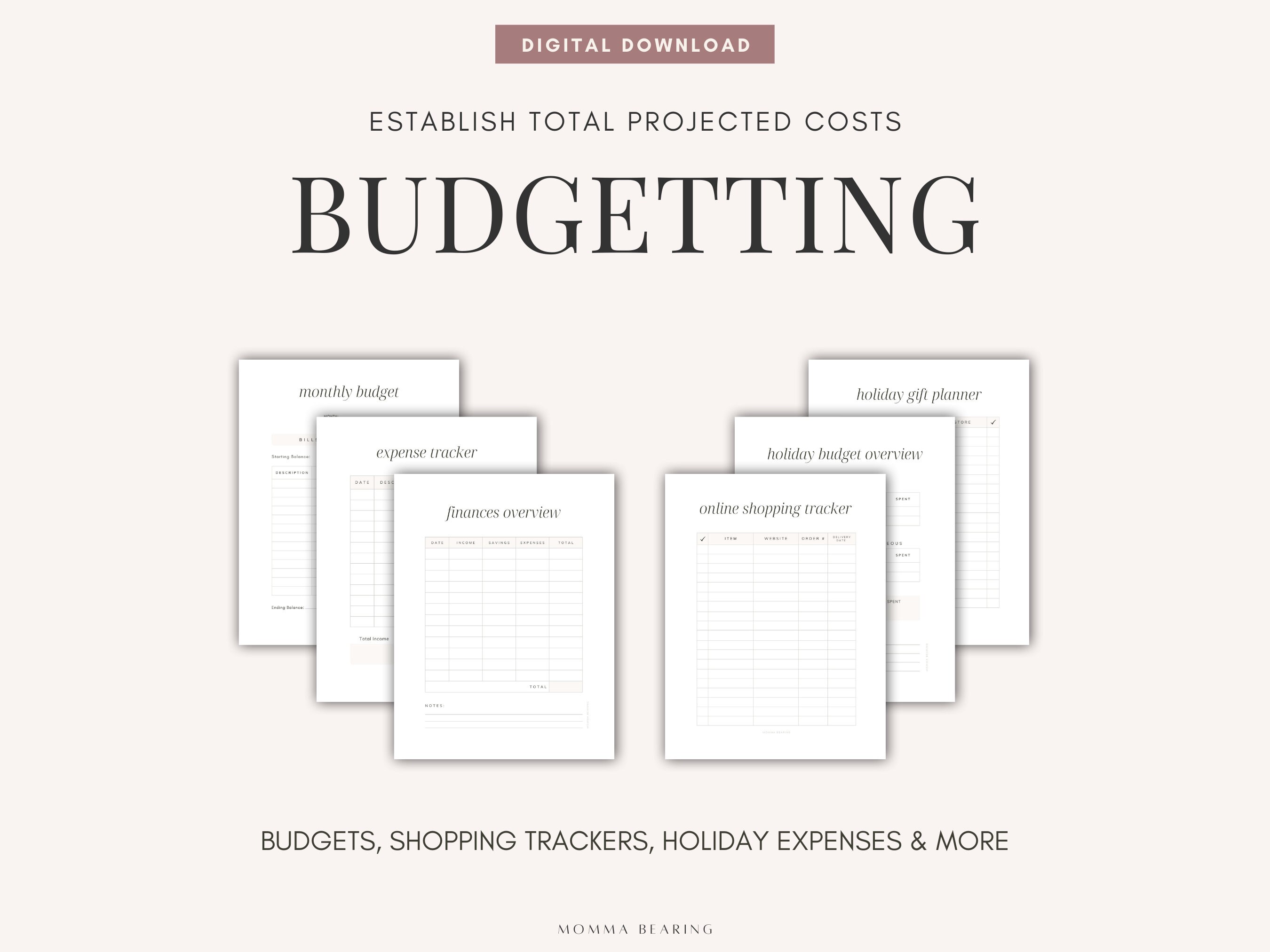 Printable Fall Productivity Planner, Watercolor Autumn Journal for Moms ...