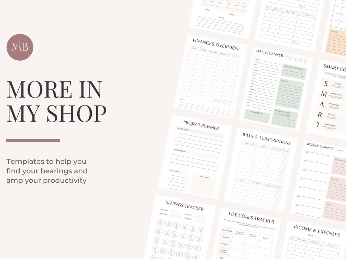 Daily Check-in Mood Tracker Printable Undated Mood Log - Etsy