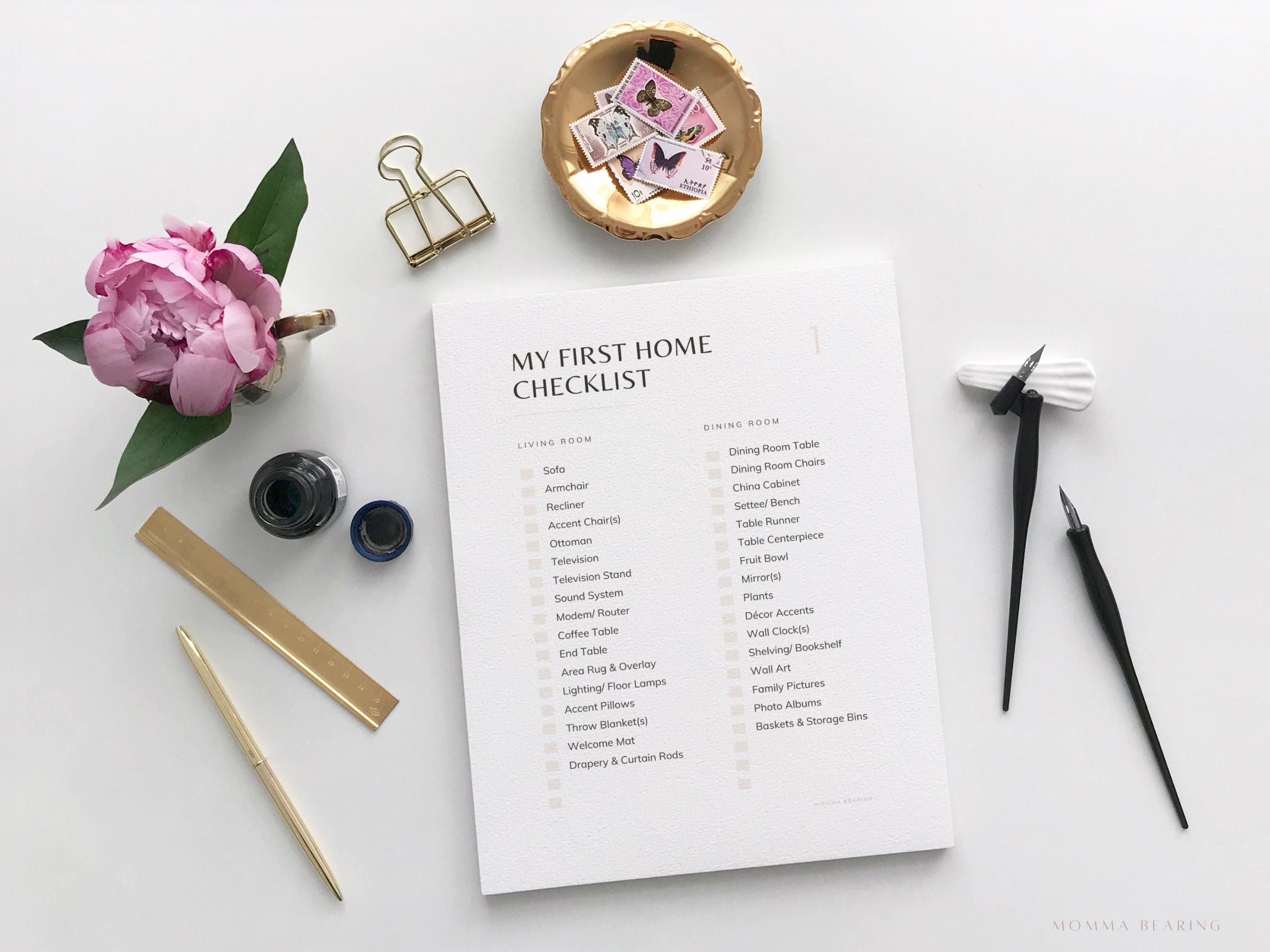 Best New Home Printable Checklist, House Must Haves, First Apartment ...