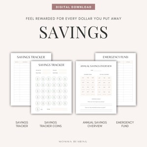 Digital Finance Planner, Printable Financial Planner Bundle, Undated ...