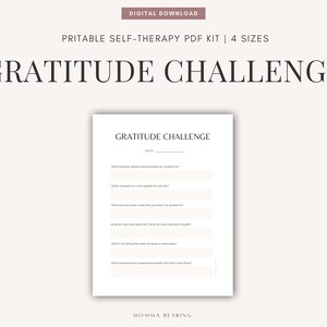 Printable Gratitude Worksheet Bundle, Acts of Kindness Log, Small ...