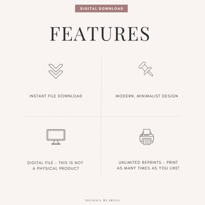 Simple Expense Tracker Printable, Spending Tracker, Transaction Log ...