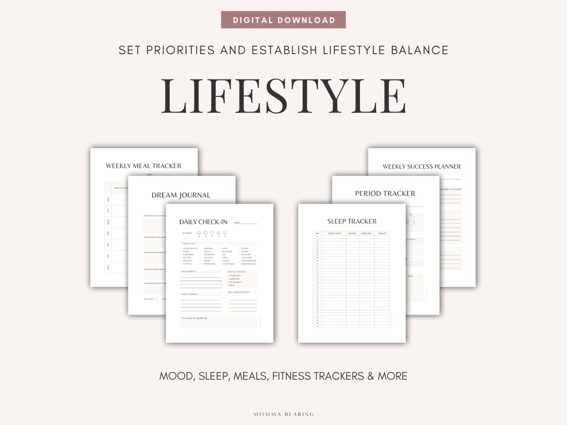 Printable Dream Life Workbook, Vision Board Kit, Self Therapy Worksheet ...