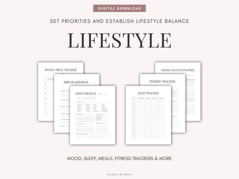 Printable Dream Life Workbook, Vision Board Kit, Self Therapy Worksheet ...