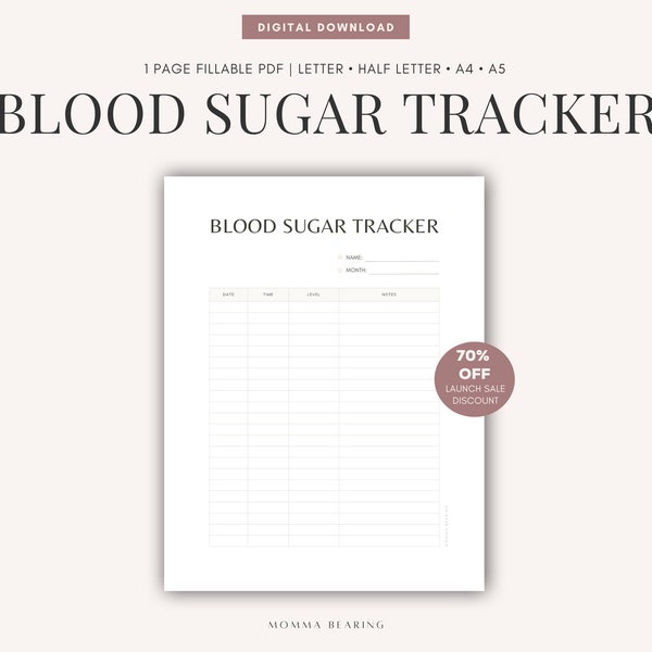 Sugar Tracker - Etsy