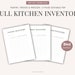 Easy Food Inventory System, Printable Pantry, Fridge & Freezer Log ...