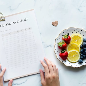 Pantry, Fridge & Freezer Inventory Bundle, Printable Food Expiration ...