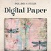 Whimsical Dragonfly Digital Paper, Printable Dragonfly Junk Journal ...