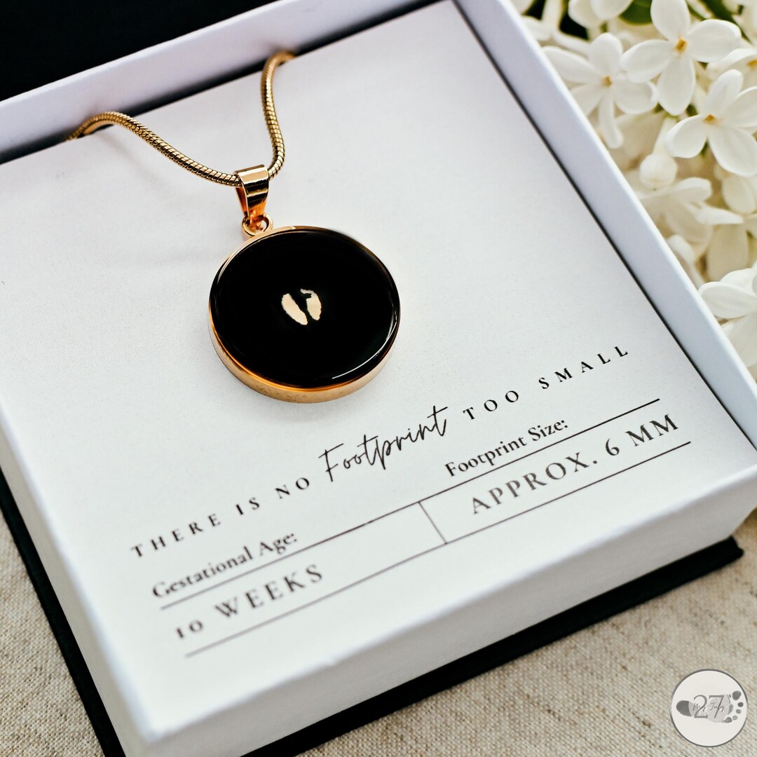 Miscarriage at 10 Weeks | 10 Week Miscarriage Keepsake Necklace ...