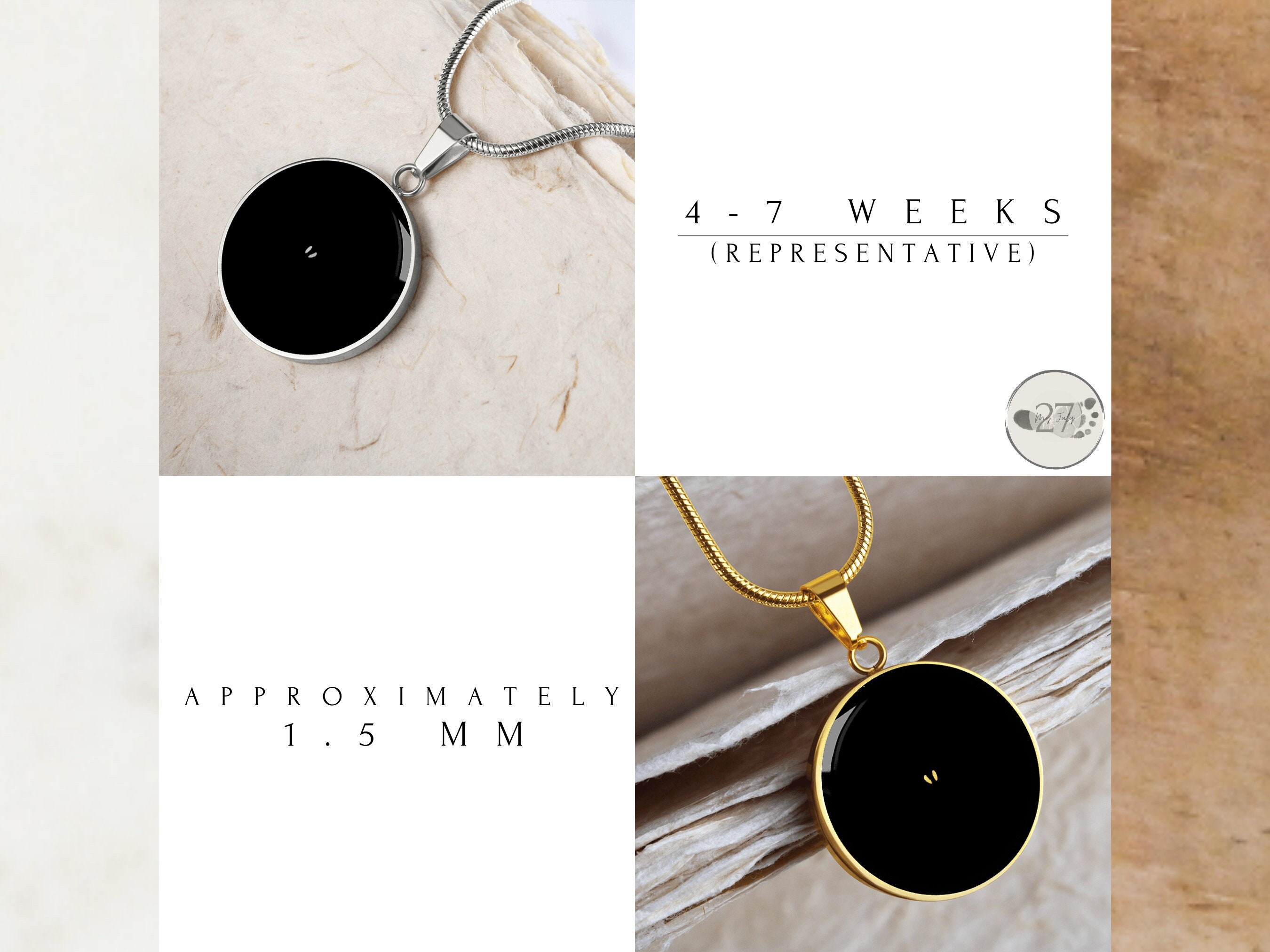 Early Miscarriage Keepsake Miscarriage at 4 Weeks 5 Weeks 6 Weeks 7 ...