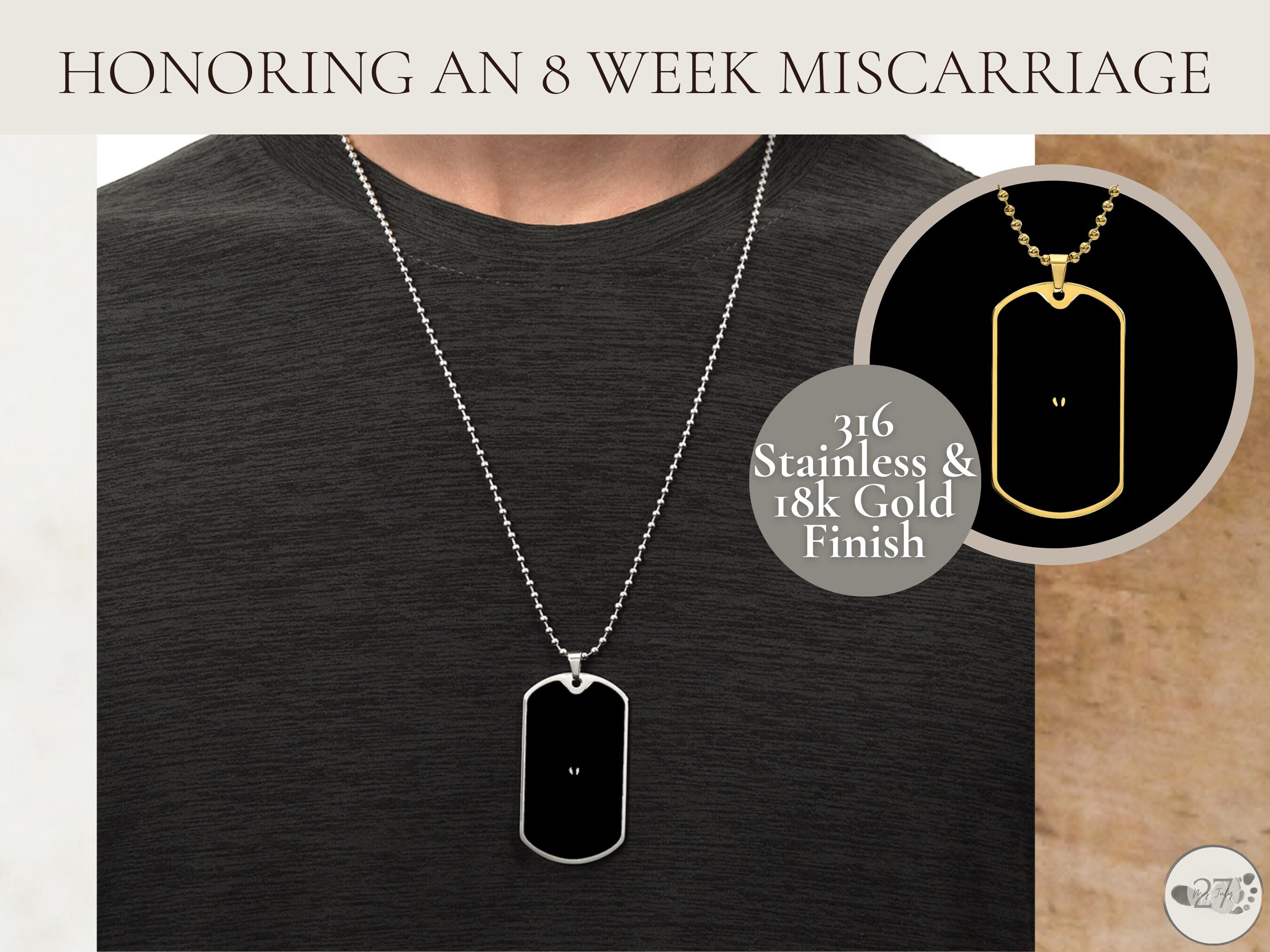 8 Week Miscarriage Keepsake for Dad of Angel Miscarriage 8 Weeks ...