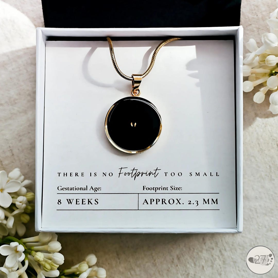 8 Week Miscarriage Gift Box | Mama Necklace Bereavement Gift | Baby ...