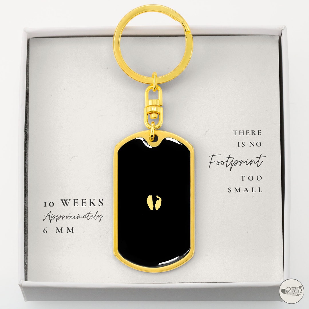 10 Week Miscarriage Gift | Custom Keychain Miscarriage for Dad | 10 ...