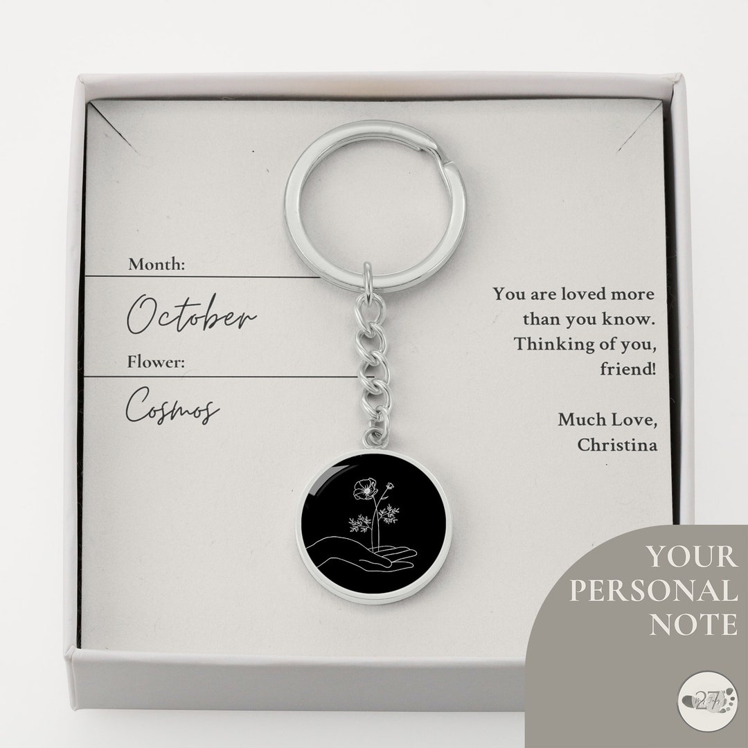 October Birth Flower Pendant | Postpartum Gift for Motherhood | Best ...