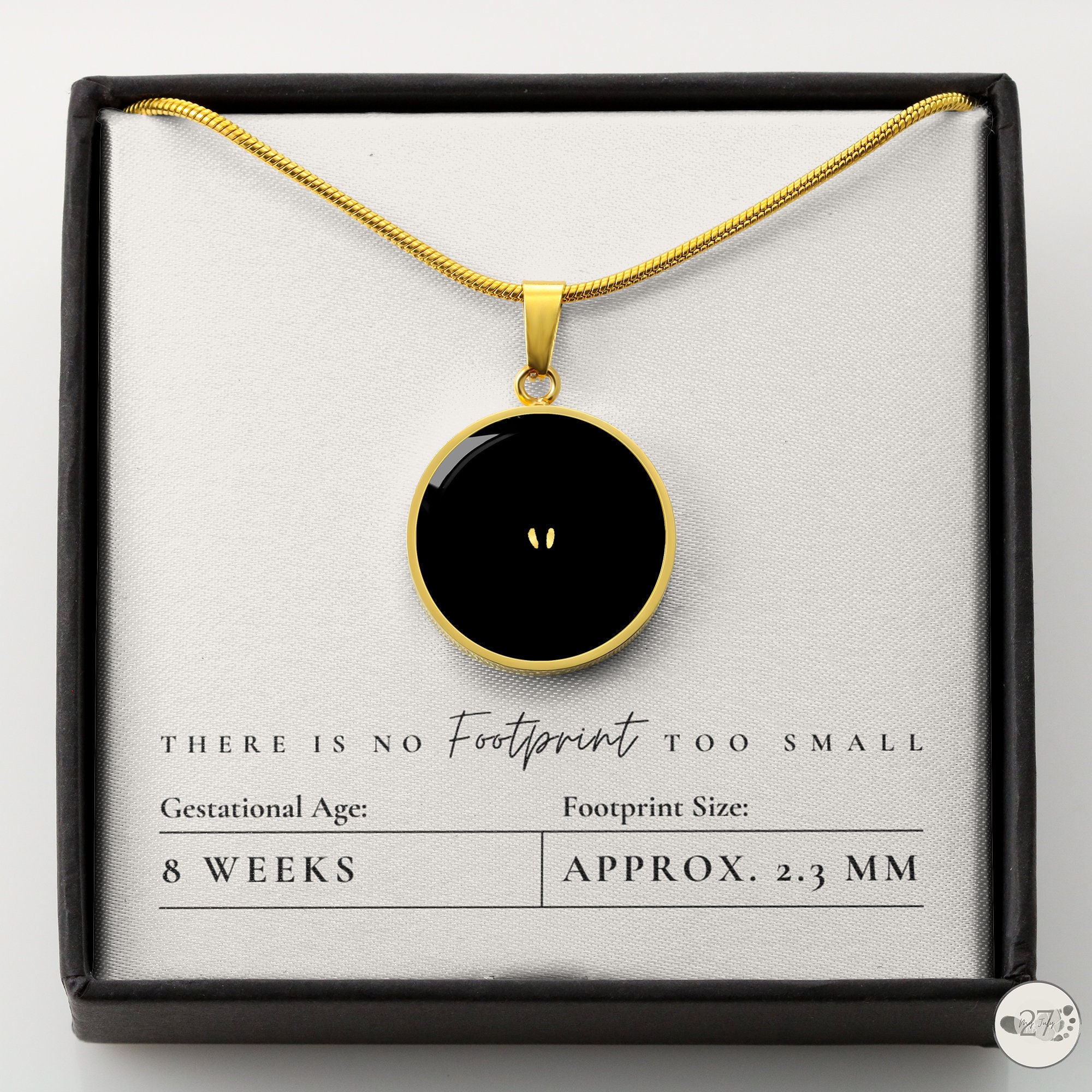 8 Week Miscarriage Gift Box Mama Necklace Bereavement Gift Baby ...