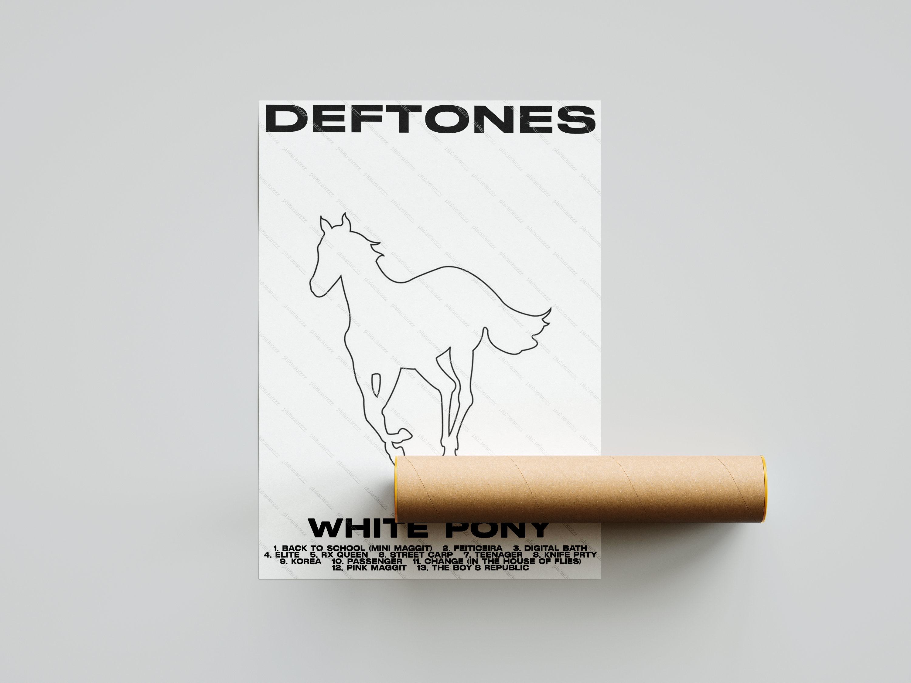Deftones white Pony Album Poster - Etsy