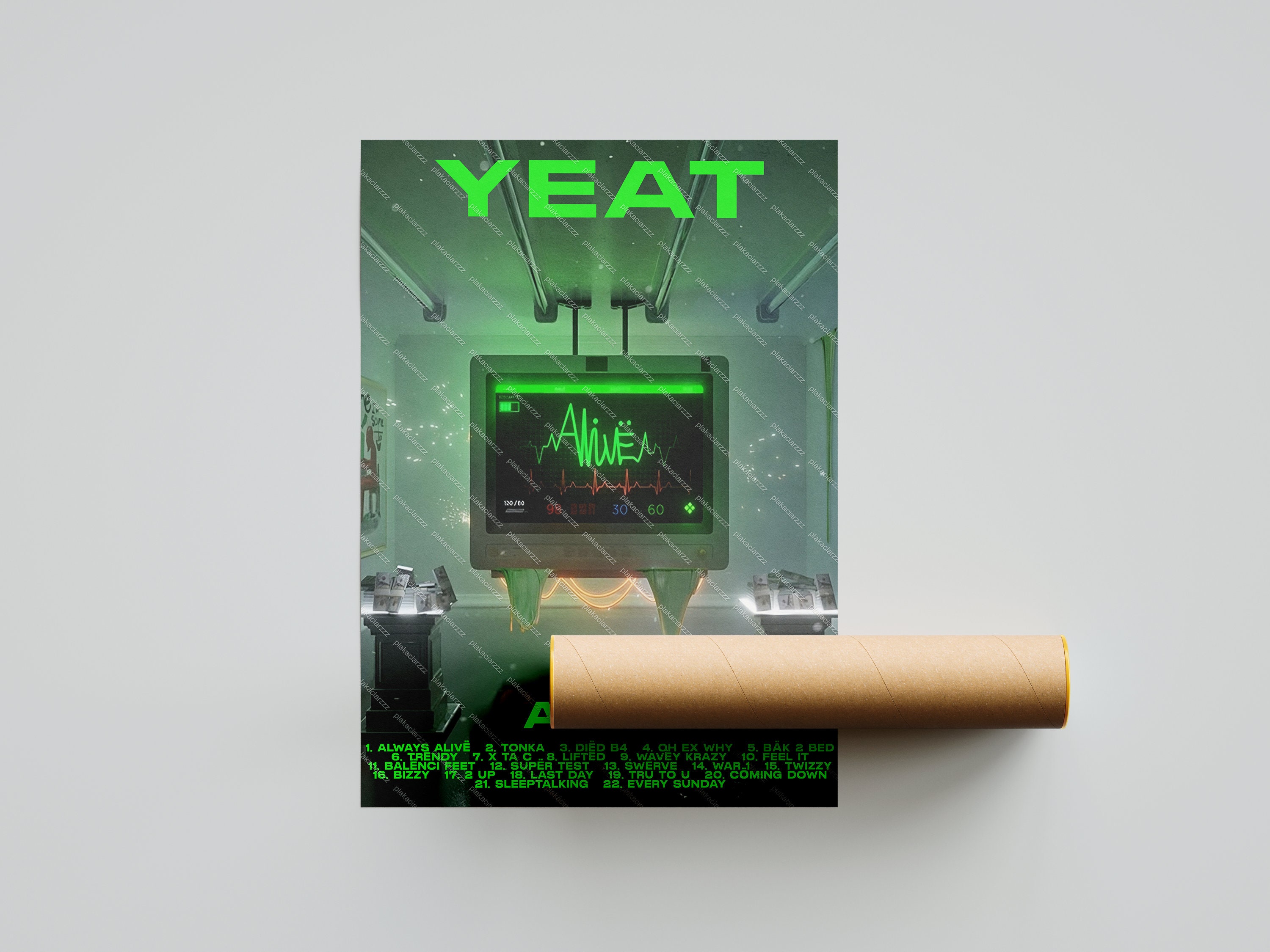 Yeat alivë Album Poster - Etsy