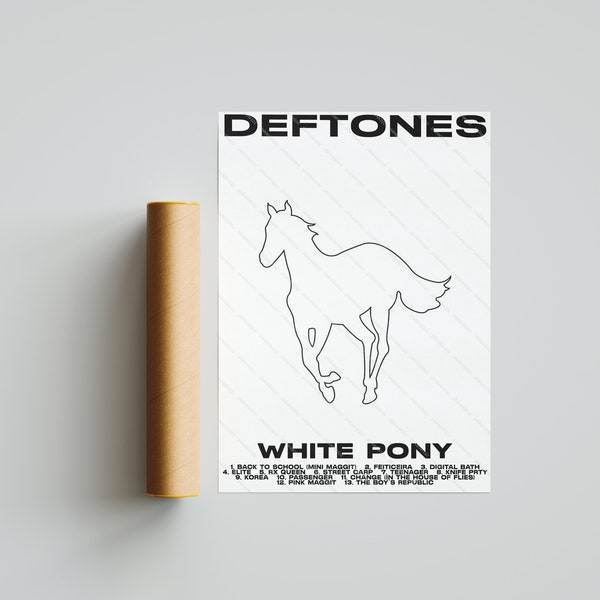 Deftones White Pony Poster - Etsy
