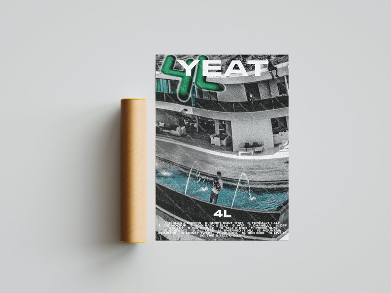 Yeat 4l Album Poster - Etsy